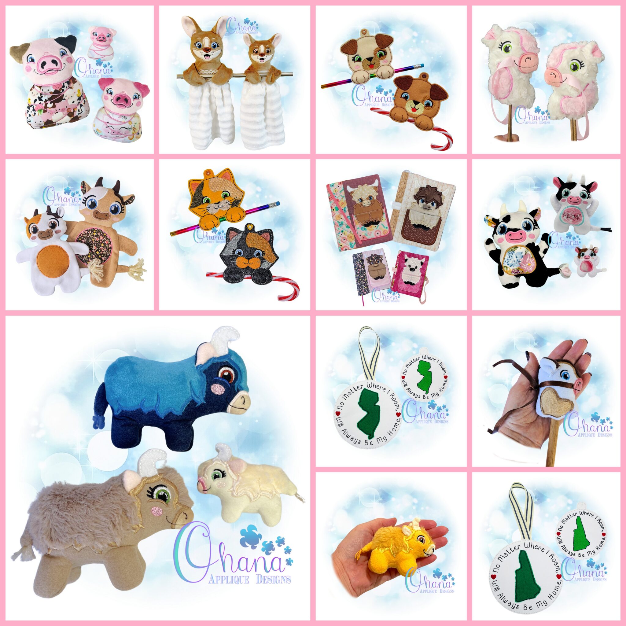 July 19th - Farm Week Bundle Embroidery Designs - Ohana Applique Designs
