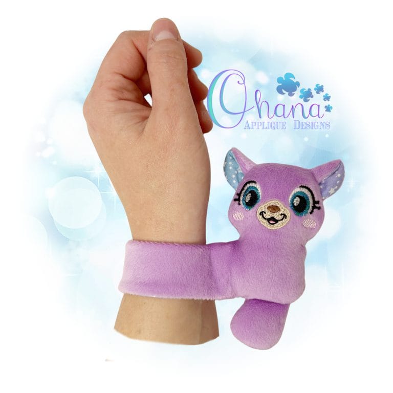 Bear Slap Bracelet Buddy Design - Ohana Applique Designs