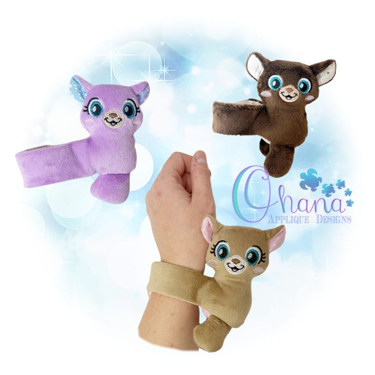 Bear Slap Bracelet Buddy Design - Ohana Applique Designs