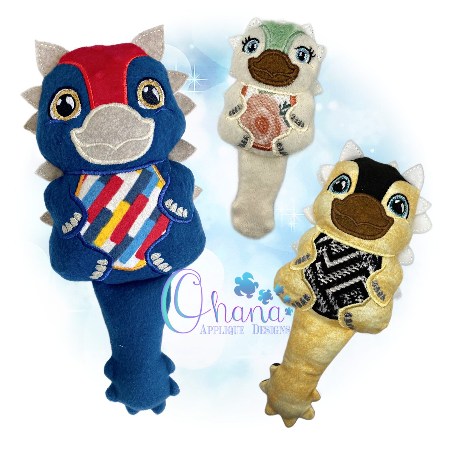 3D Stuffies Archives - Ohana Applique Designs