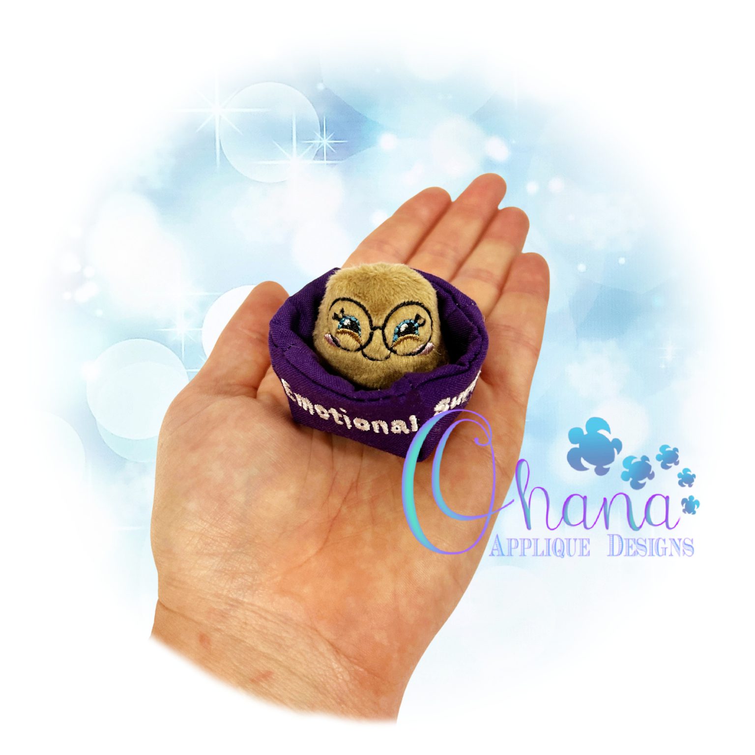 Emotional Support Nuggies Stuffie Embroidery Design - OAD