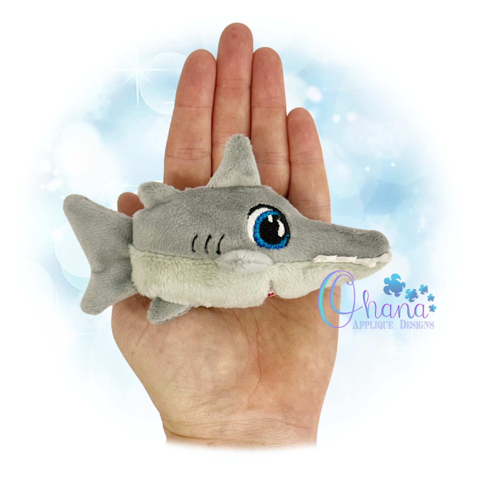 Saw Fish Stuffie Design - Ohana Applique Designs