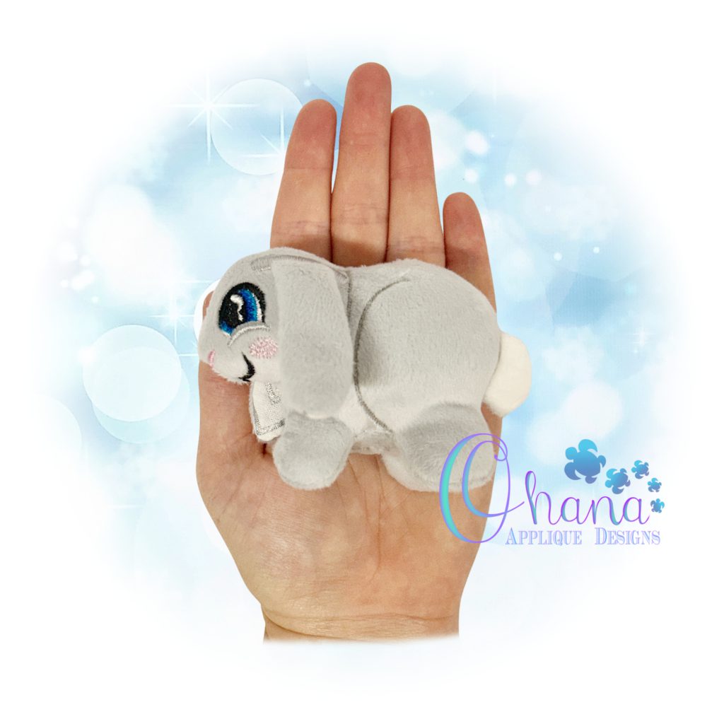 Standing Bunny Stuffie Design - Ohana Applique Designs