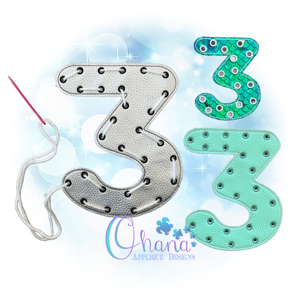 Number Lacing Board Bundle