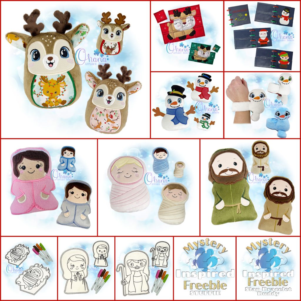 October 24th - Christmas Week Bundle Designs - Ohana Applique Designs