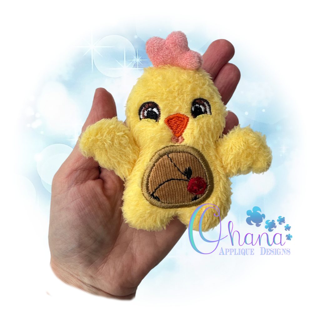 Huggable Chicken Stuffie Embroidery Design- OAD