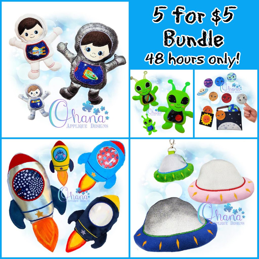 February 3rd 2026 - Outer Space Bundle - 5 for $5 - OAD